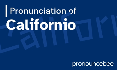 How To Pronounce Californio - Correct pronunciation of Californio
