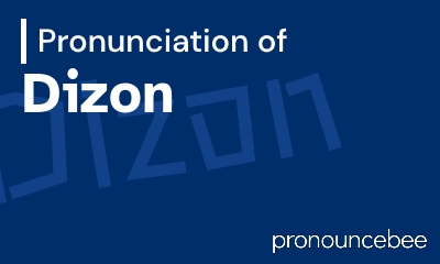 How To Pronounce Dizon - Correct pronunciation of Dizon