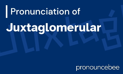 How To Pronounce Juxtaglomerular - Correct pronunciation of Juxtaglomerular