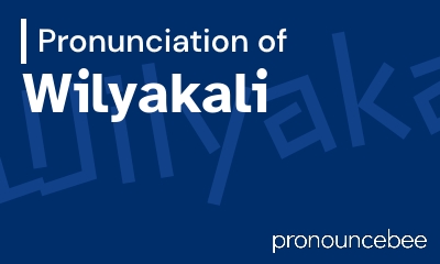 How To Pronounce Wilyakali - Correct pronunciation of Wilyakali